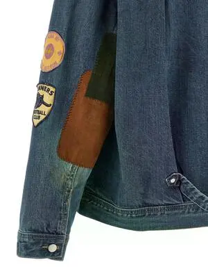FOUND Patchwork Denim Jacket