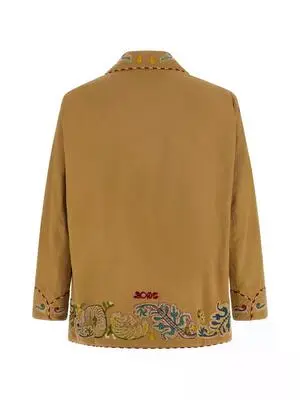 BODE Feather Runner Smoking Embroidered Blazer