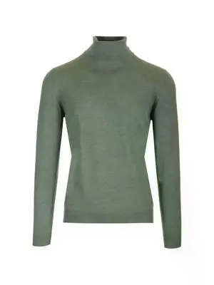 MAURO OTTAVIANI Ribbed Trim Roll Neck Sweater - Green