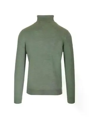 MAURO OTTAVIANI Ribbed Trim Roll Neck Sweater - Green