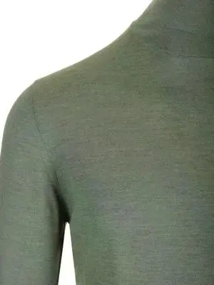 MAURO OTTAVIANI Ribbed Trim Roll Neck Sweater - Green