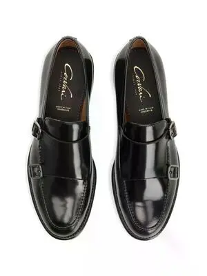 CORVARI Leather Monk Shoes