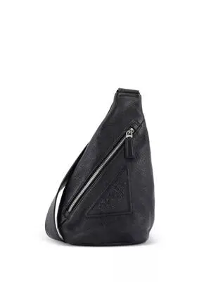 Prada Triangle Logo Sling Bag Leather Backpack