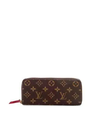 LOUIS VUITTON Clemence Wallet Monogram Canvas Small Wallets - Brown
