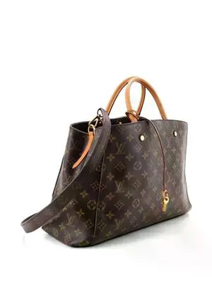 LOUIS VUITTON Montaigne Handbag Monogram Canvas Gm