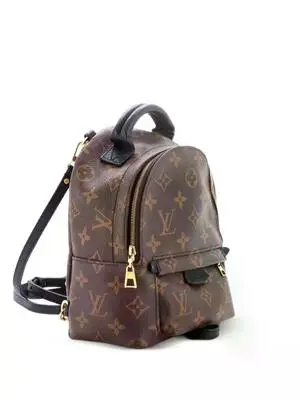 LOUIS VUITTON Palm Springs Monogram Canvas Mini Backpack - Brown