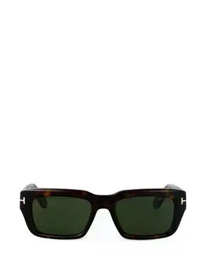 TOM FORD Tortoiseshell Rectangle-frame Sunglasses - Brown
