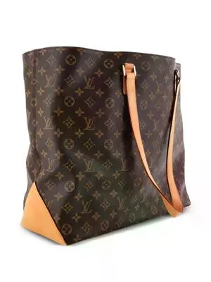 LOUIS VUITTON Cabas Alto Monogram Canvas Tote Bag - Brown
