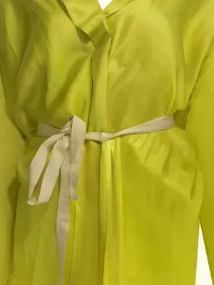 SA SU PHI Belted Shawl-collar Coat