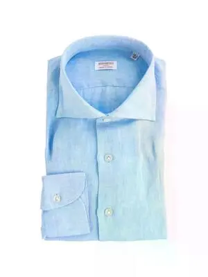 BORRIELLO NAPOLI Marechiaro Spread-collar Shirt