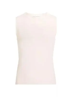 Maria Mcmanus Button-back Sleeveless Tank Top - Neutrals