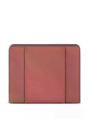 PIQUADRO Logo-plaque Bi-fold Leather Wallet - Orange