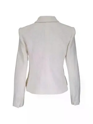 L'Agence Jennah Single-breasted Cotton Blazer