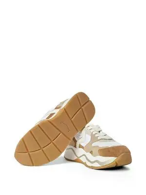 VOILE BLANCHE Suede Panelled Mesh Sneakers