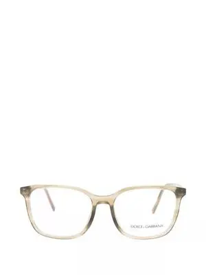 Dolce & Gabbana Rectangle-frame Glasses - Neutrals
