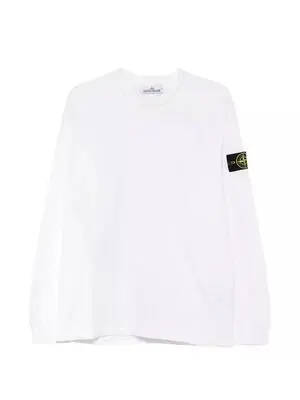 Stone Island Logo-patch Sweater - White