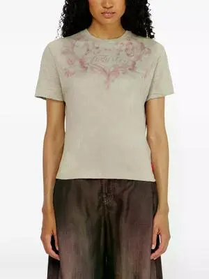 DIESEL® 1978 Industry" Graphic Print T-shirt - Neutrals