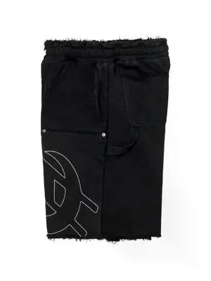 GODSPEED Carpenter Shorts With Distressed Finish