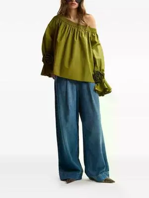 Essentiel Antwerp Pleated Wide-leg Jeans