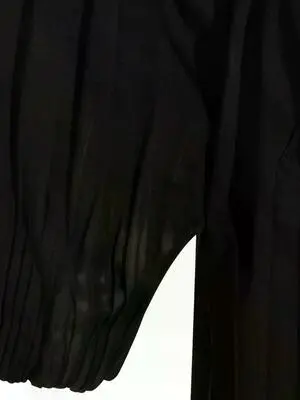 Issey Miyake Pleated Belted Coat