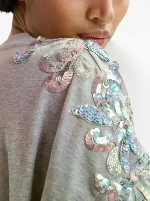 Essentiel Antwerp Sequin And Bead Embellished T-shirt