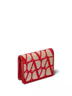 Valentino Garavani Small Toile Iconographe Wallet