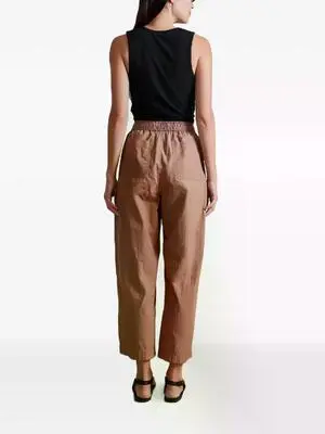 APIECE APART Elasticated Pleated Cropped Trousers