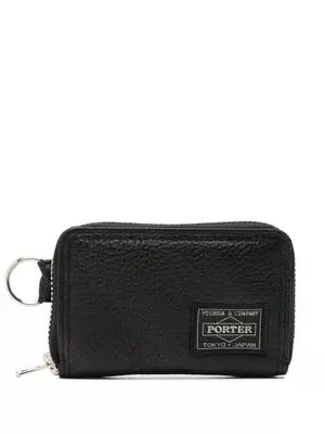 PORTER-YOSHIDA & CO Logo-tag Wallet - Black