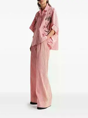 Essentiel Antwerp Striped Wide-leg Trousers
