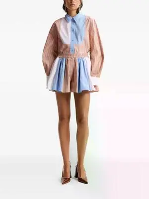 Essentiel Antwerp Striped-pattern Shorts