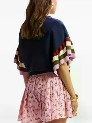 Essentiel Antwerp Floral-print Flared Mini Shorts