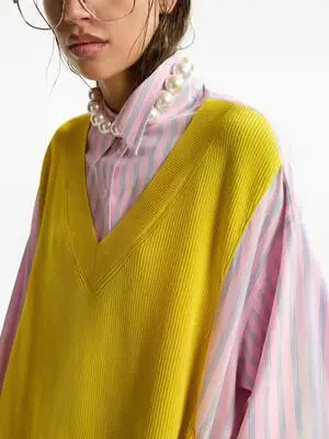 Essentiel Antwerp Striped Midi Shirt Dress