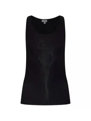 MAISON MARGIELA Scoop-neck Tank Top - Black