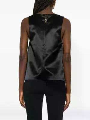 Saint Laurent Cassandre Pleated Top