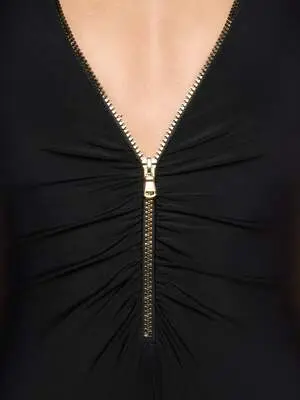 L'Agence Dorrie Plunge One-piece Swimsuit