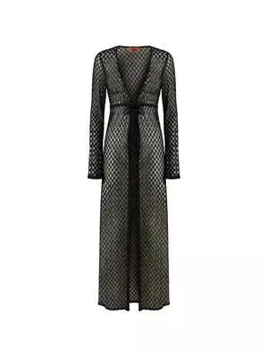 Missoni Long-sleeve Cover-up - Black