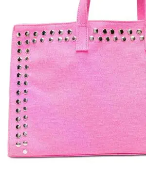 Gimaguas Stud-embellished Tote Bag - Pink