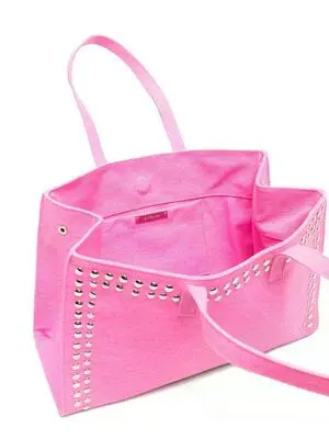Gimaguas Stud-embellished Tote Bag - Pink