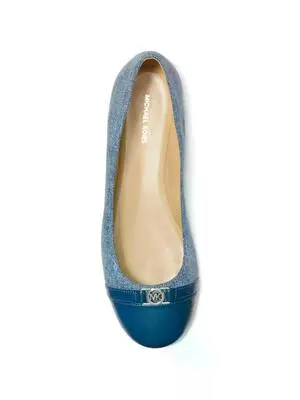 Michael Kors Mandy Denim Ballet Flats
