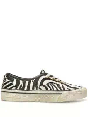 Bally Lyder Zebra-print Sneakers - White