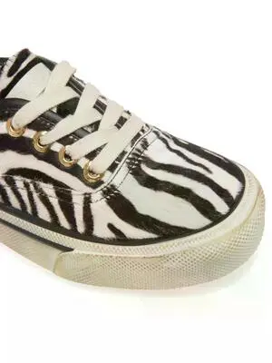 Bally Lyder Zebra-print Sneakers