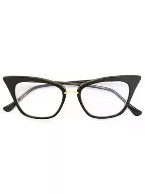 Dita Rebella Cat-eye Glasses - Black
