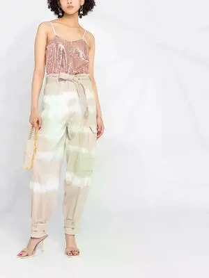 Stella McCartney Beige Cotton-denim Tie-dye Jeans