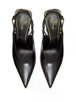 Valentino Garavani One Stud Hyper Slingback Pumps