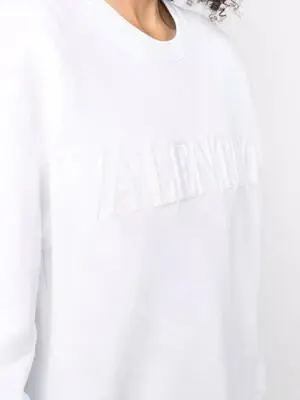 Valentino Garavani Embroidered Logo Cotton Sweatshirt
