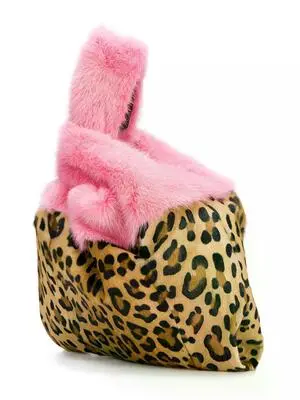 Simonette Ravizza Furrissima Leopard Print Tote