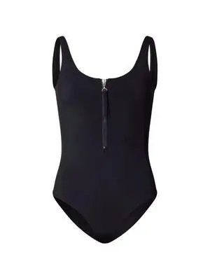 Loulou De Saison Zip-fastening One-piece Swimsuit - Black
