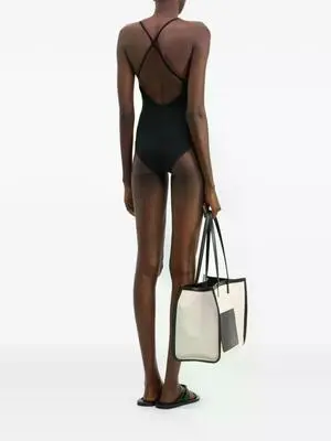 Loulou De Saison Criss-crossing Straps Swimsuit
