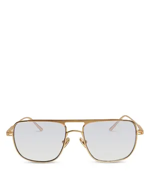 ELISA JOHNSON Jane Aviator Sunglasses 54mm - Gold