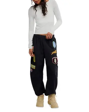 Free People Patched Game Day Pants